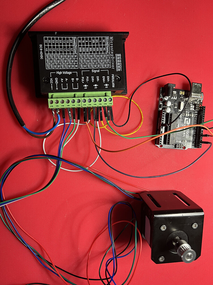 How can I control a stepper motor and then a relay - Motors, Mechanics ...