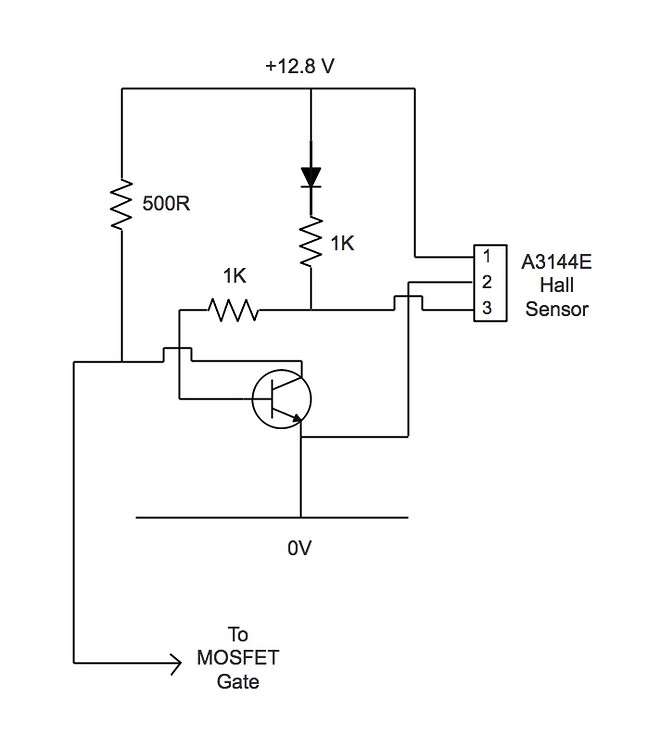 Using a Hall Sensor to trigger a transistor - General Electronics ...