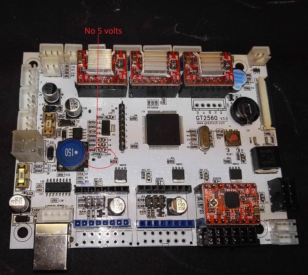 GT2560 v3.0 Board 5V transformation doesn't work - Motors, Mechanics, Power and CNC - Arduino Forum