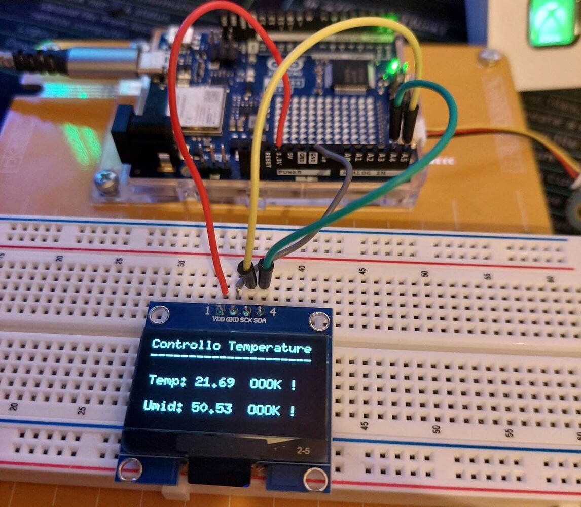 Display Oled SH1106 con Artefatti - Hardware - Arduino Forum