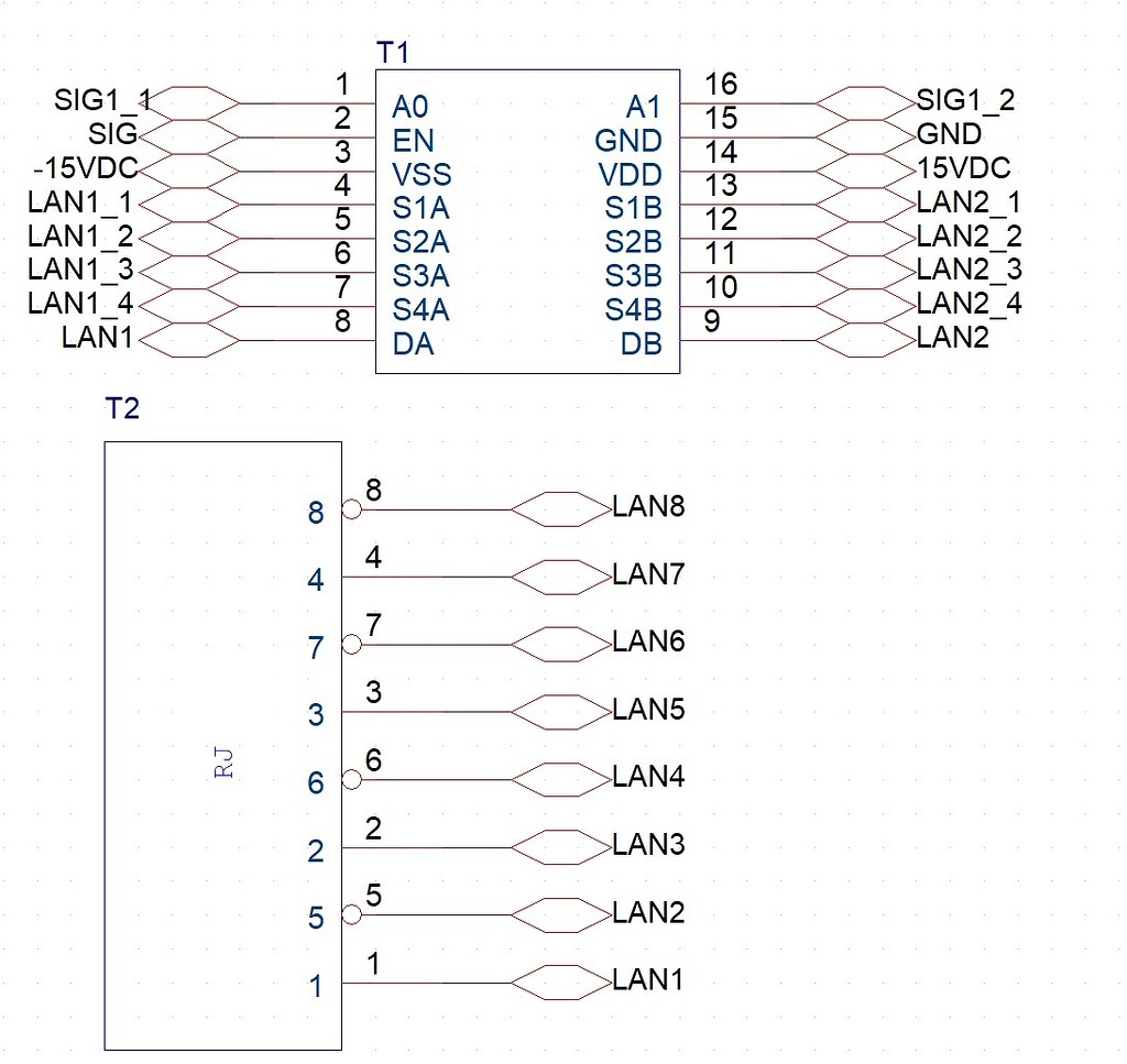 This is a question about the Ethernet communication switch circuit ...