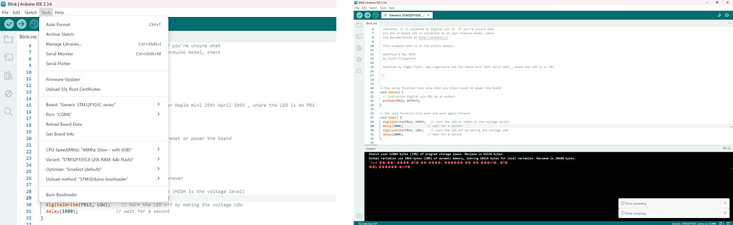 STM32F103C8T6(Black Pill) arduino upload issue - Hardware Development - Arduino Forum