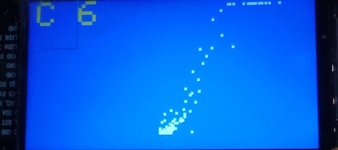 Line instead of dots - Programming - Arduino Forum