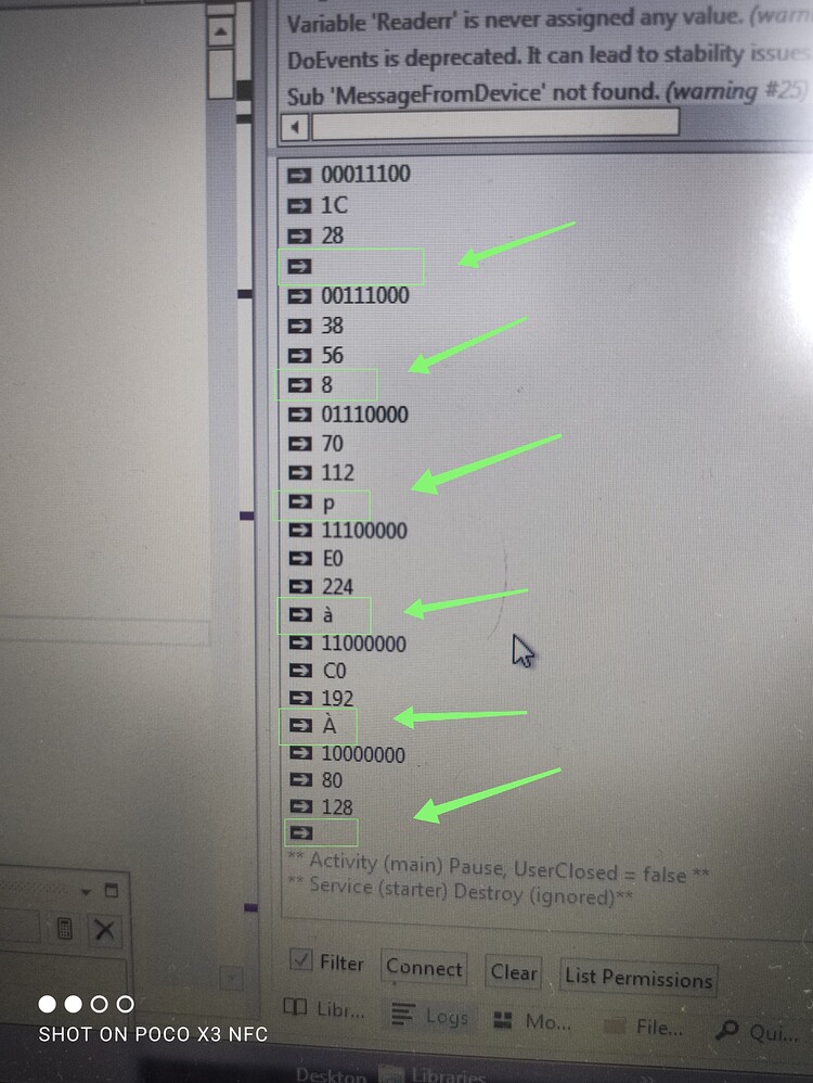 Using Bluetooth Data serial freezing after second and rework after second - Programming ...