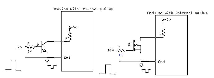 12v Pulse signal to 5v pulse signal - General Guidance - Arduino Forum