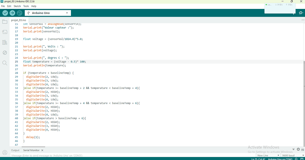 Project 03 serial monitor problem - General Guidance - Arduino Forum