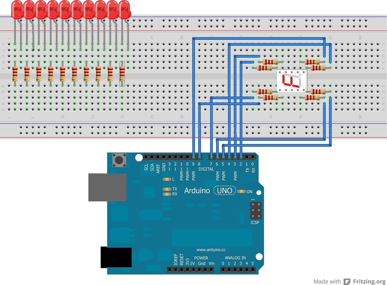 LED DIGITAL NUMERIC DISPLAY AND LED COUNTER - Displays - Arduino Forum