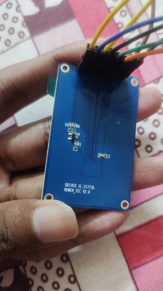 Urgent Help needed with nomen_tec v2.0 1.8 st7735 - Displays - Arduino Forum