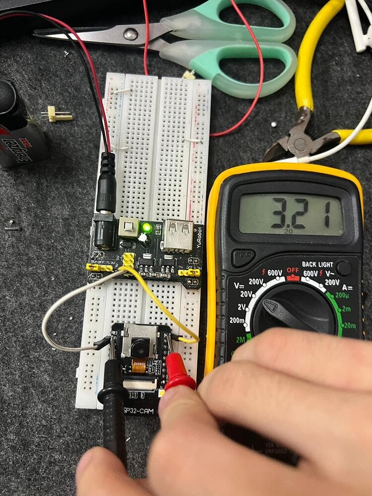 ESP32 cam unable to power up using power module - 3rd Party Boards - Arduino Forum
