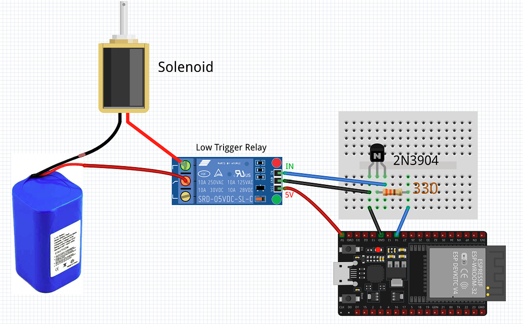 Esp32 with solenoid door for blynk - General Guidance - Arduino Forum