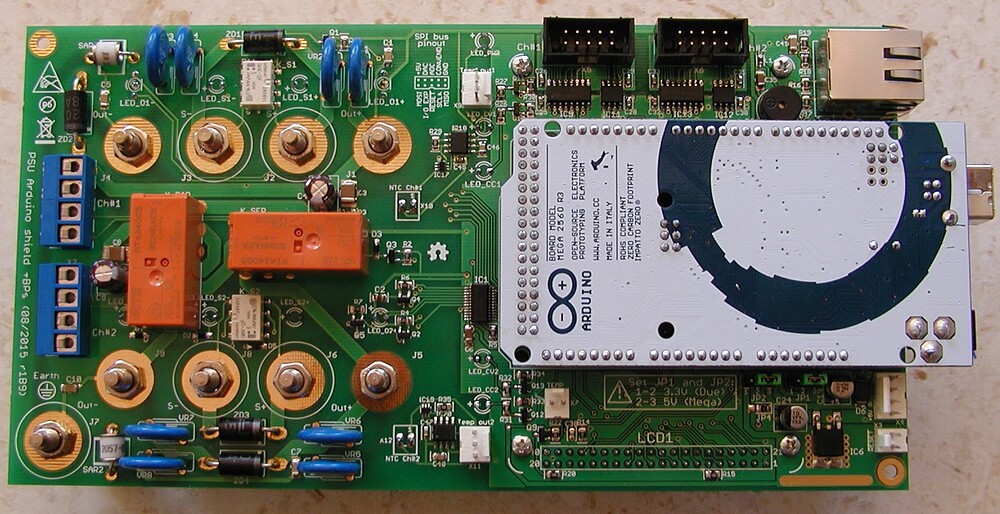 Arduino Shield for programmable DIY bench power supply with SCPI ...