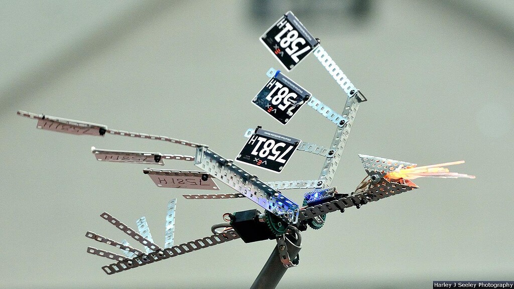 Arduino-controlled VEX Team Mascot Bot - Showcase - Arduino Forum