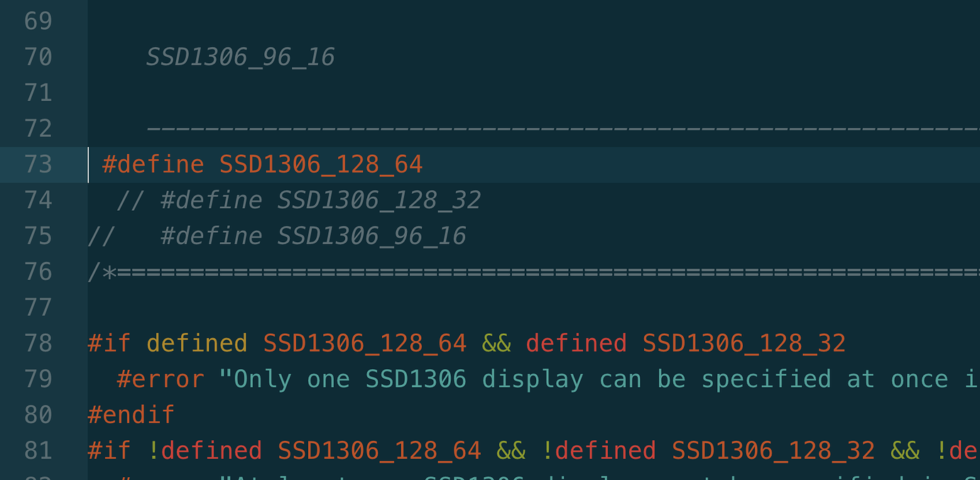 0.96 I2C Oled skipping one line - Displays - Arduino Forum