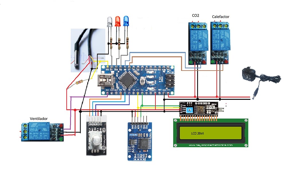 Control de acuario con arduino pregunta - Hardware - Arduino Forum
