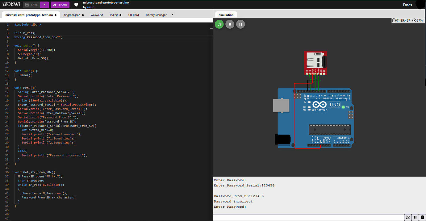 Two identical strings do not enter the bet - Programming - Arduino Forum Two identical strings do not enter the bet - Programming - Arduino Forum