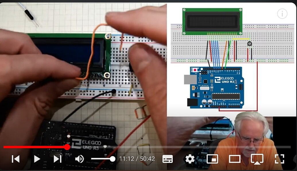 Elegoo arduino LCD [wrong wiring] - Displays - Arduino Forum