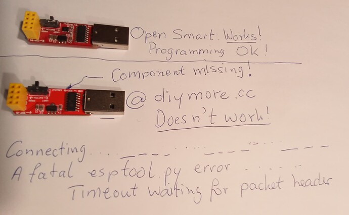 Problems with esp01 CH340 programmer with DIYMORE? - Programming - Arduino Forum