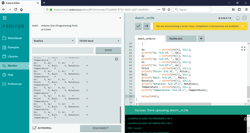 Parsing Cti Sensor Data With An Arduino Due Sensors Arduino Forum