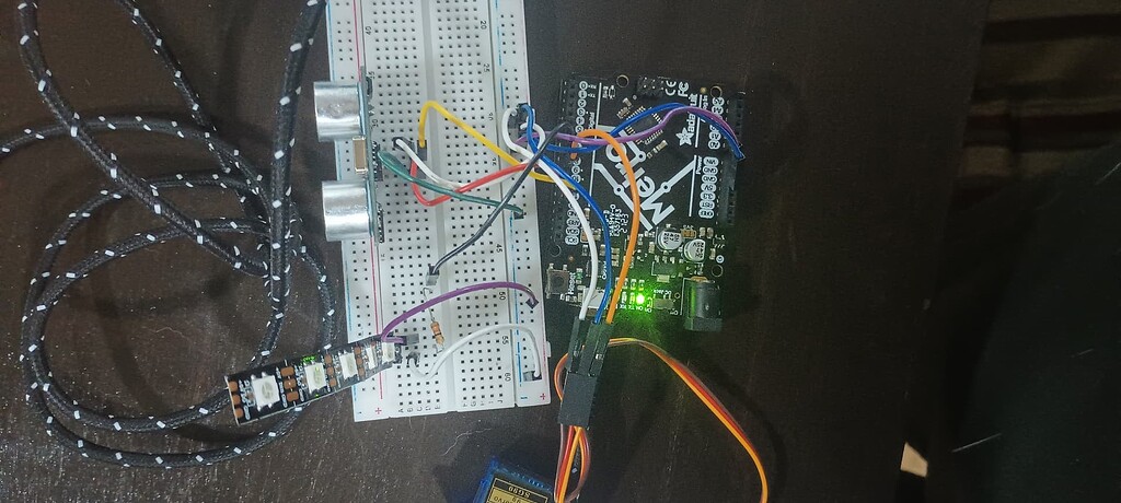 Help With Code For Ultrasonic Sensor And Neopixel Strip Programming Arduino Forum 