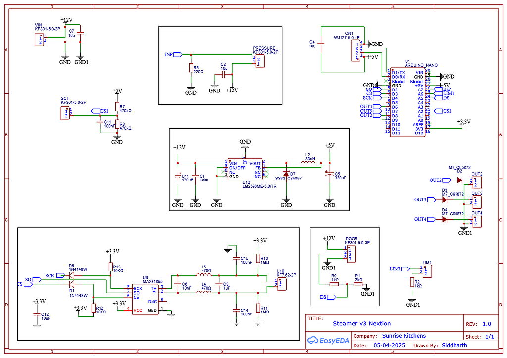 PCB Schematic Review Request - Hardware Development - Arduino Forum
