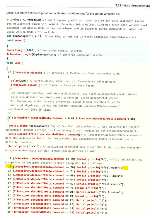 RC-Car gesteuert durch IR-Fernbedienung - Deutsch - Arduino Forum
