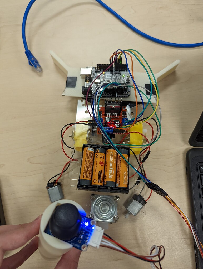 2 DC motor with uno and joystick car not working // Code and pictures ...