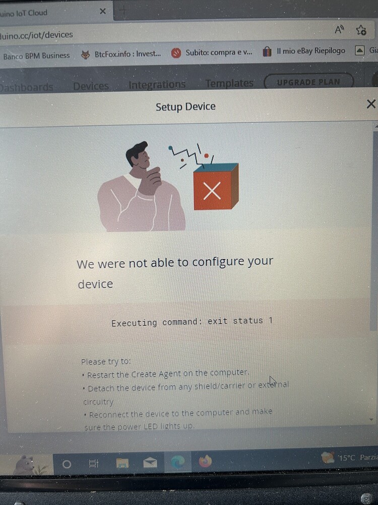 Can't add my rp2040 to devices - Cloud IoT - Arduino Forum
