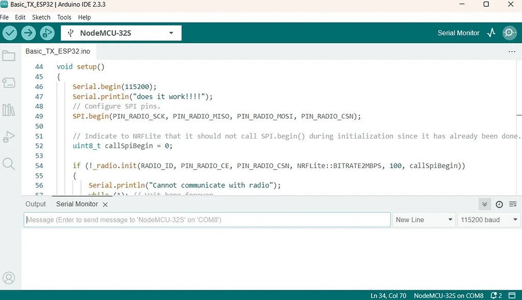 Is my esp32 incompatible with my nRF24l01 module ? - Networking, Protocols, and Devices ...