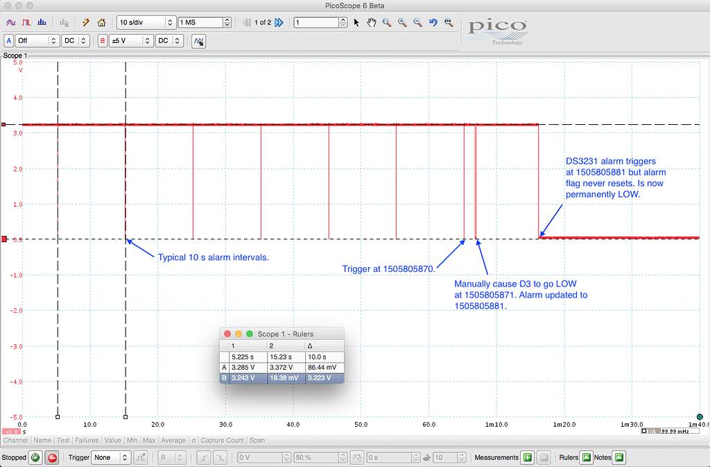DS3231 - How to recover from false triggers? - Programming - Arduino Forum