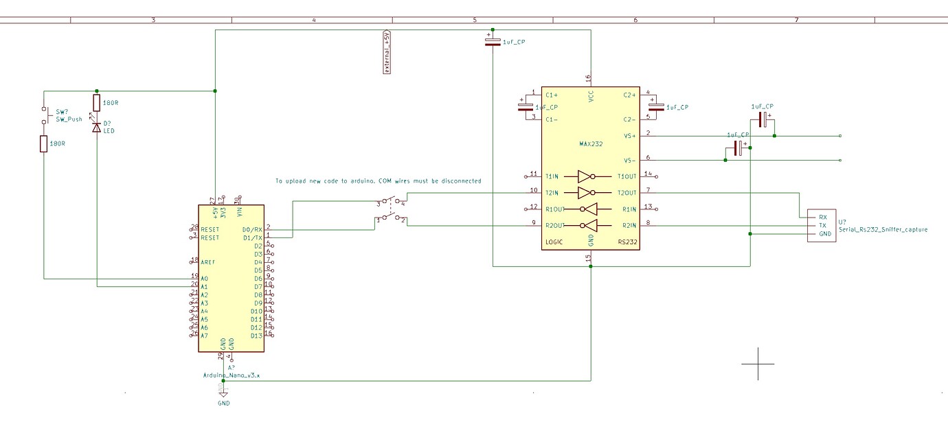 Arduino Nano And Max232 Converter Classic Nano Arduino Forum