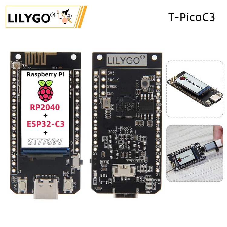 Problème T-Pico C3 - Français - Arduino Forum