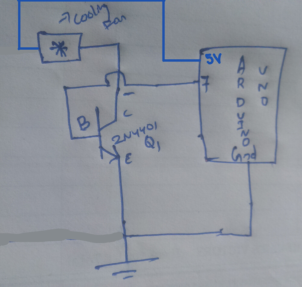 connection of fan 5v to arduino - General Guidance - Arduino Forum