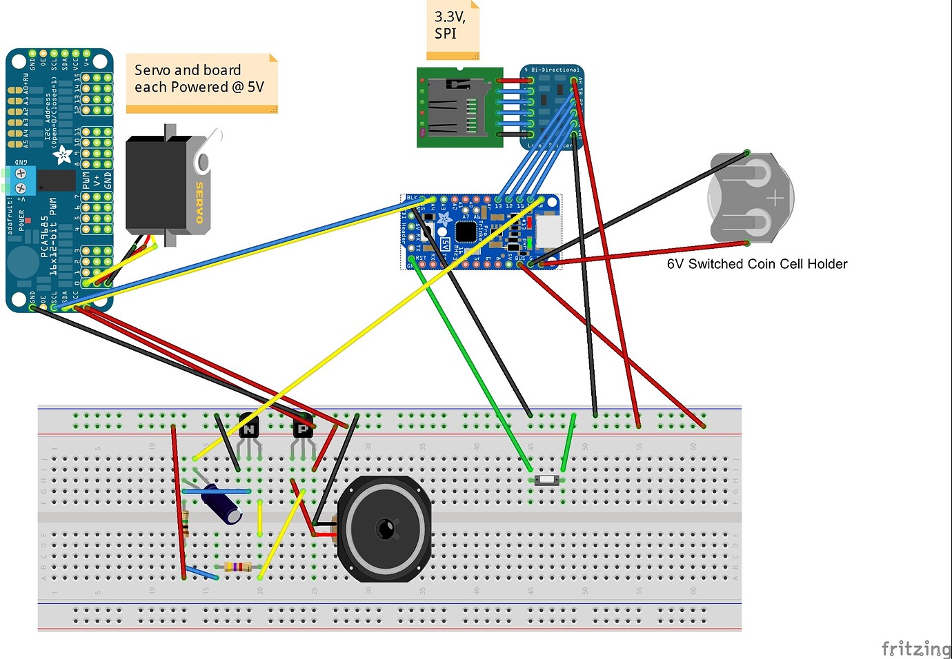 SPI Connection from 3.3V board to 5V Trinket - General Electronics ...