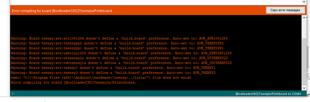 Unable to upload/verify anything to Printrboard/at90usb1286 - Uploading - Arduino Forum