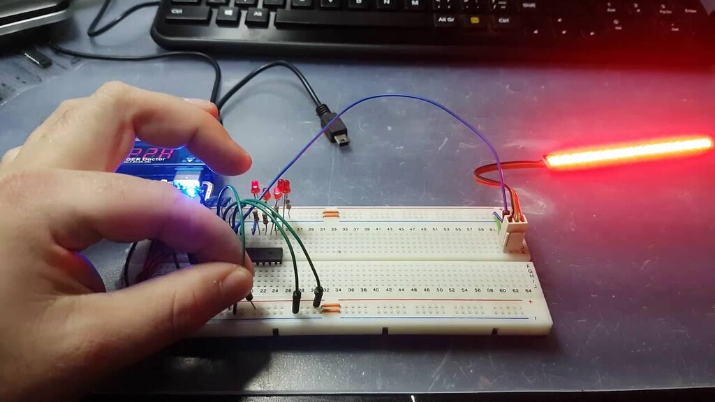 Guidance required for schematics from a sketch for bike lighting ...