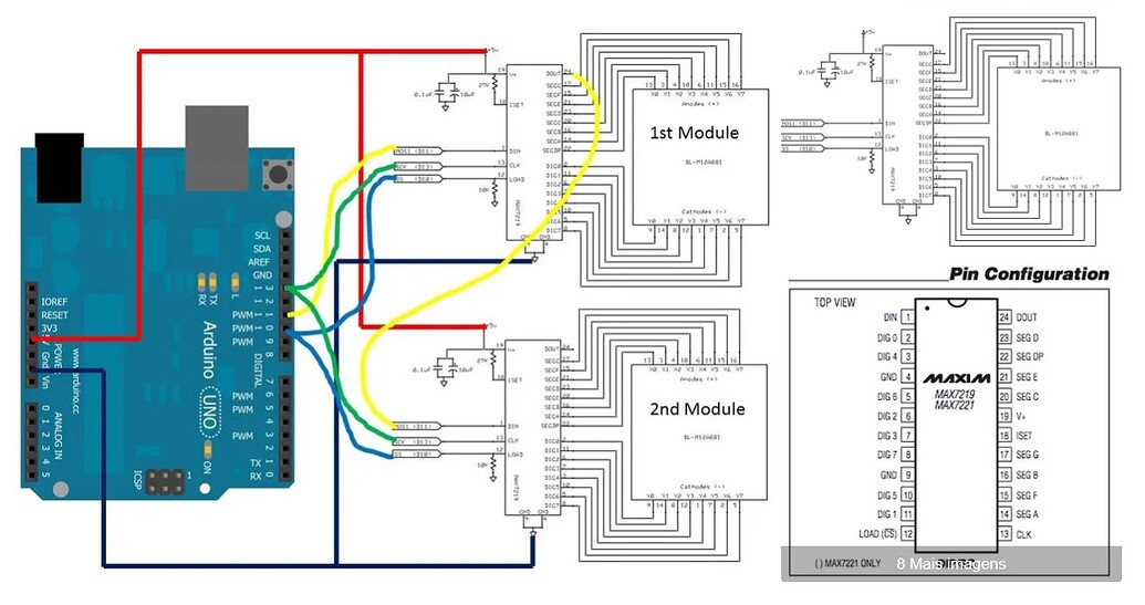 Leverage 7-segment display on Arduino UNO - Programming - Arduino Forum