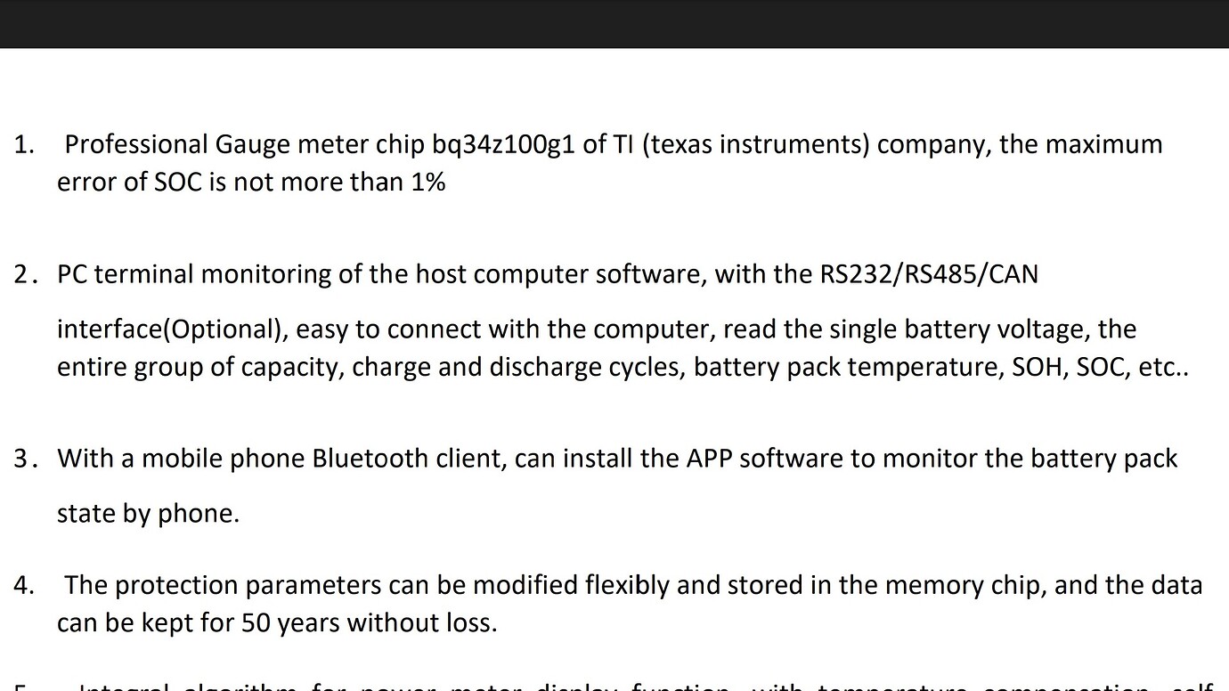 How do I access the bms of a battery - Interfacing w/ Software on the Computer - Arduino Forum