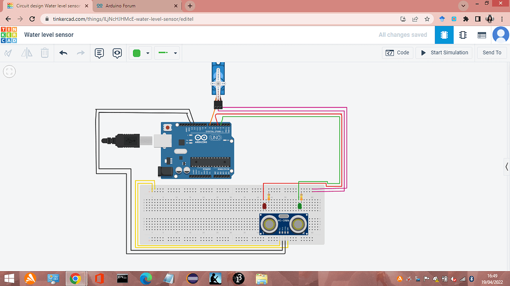 What Is The Proper If Statement To Make The Servo Goes 180 And Activates The Red Led When The