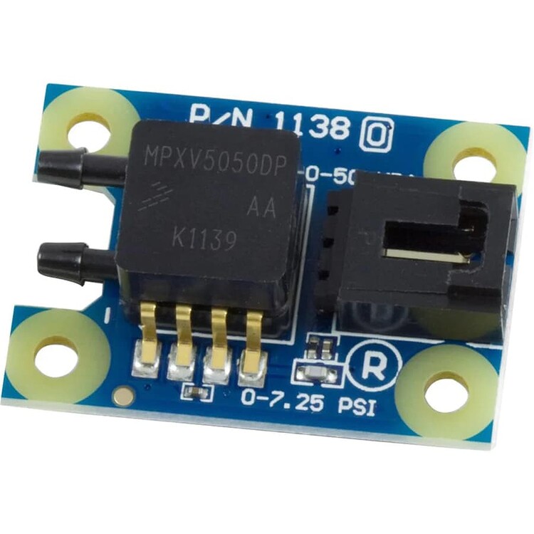 Intégration du capteur Phidget: Capteur de Pression de Gaz Différentiel ...