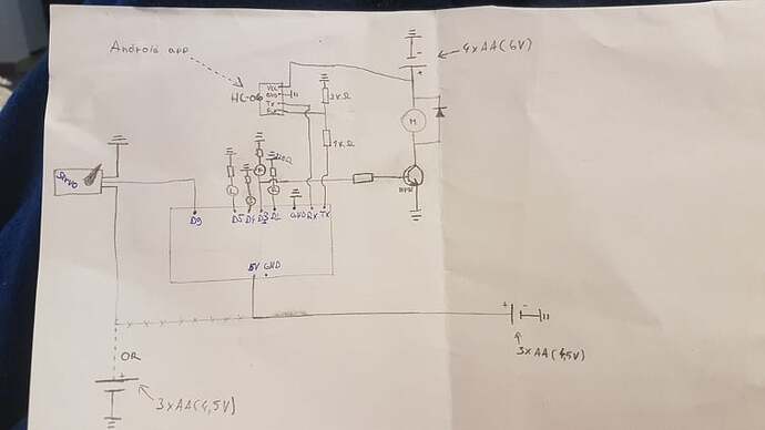 Nano + HC 06 + servo + dc motor - battery powering problem, BT disconnecting - Networking ...