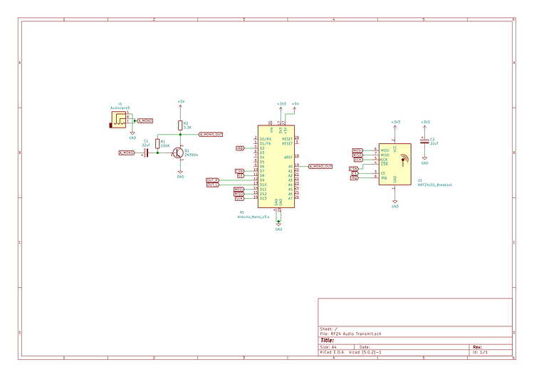 Wireless Audio Transmission with NRF24L01 - General Guidance - Arduino ...