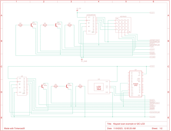 Keypad project voltage drop issues - General Electronics - Arduino Forum