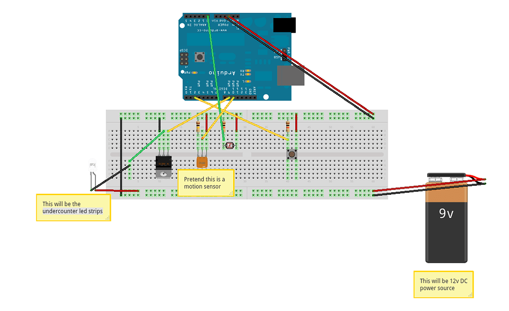 A newbies under cabinet lighting project - please help - General Guidance - Arduino Forum