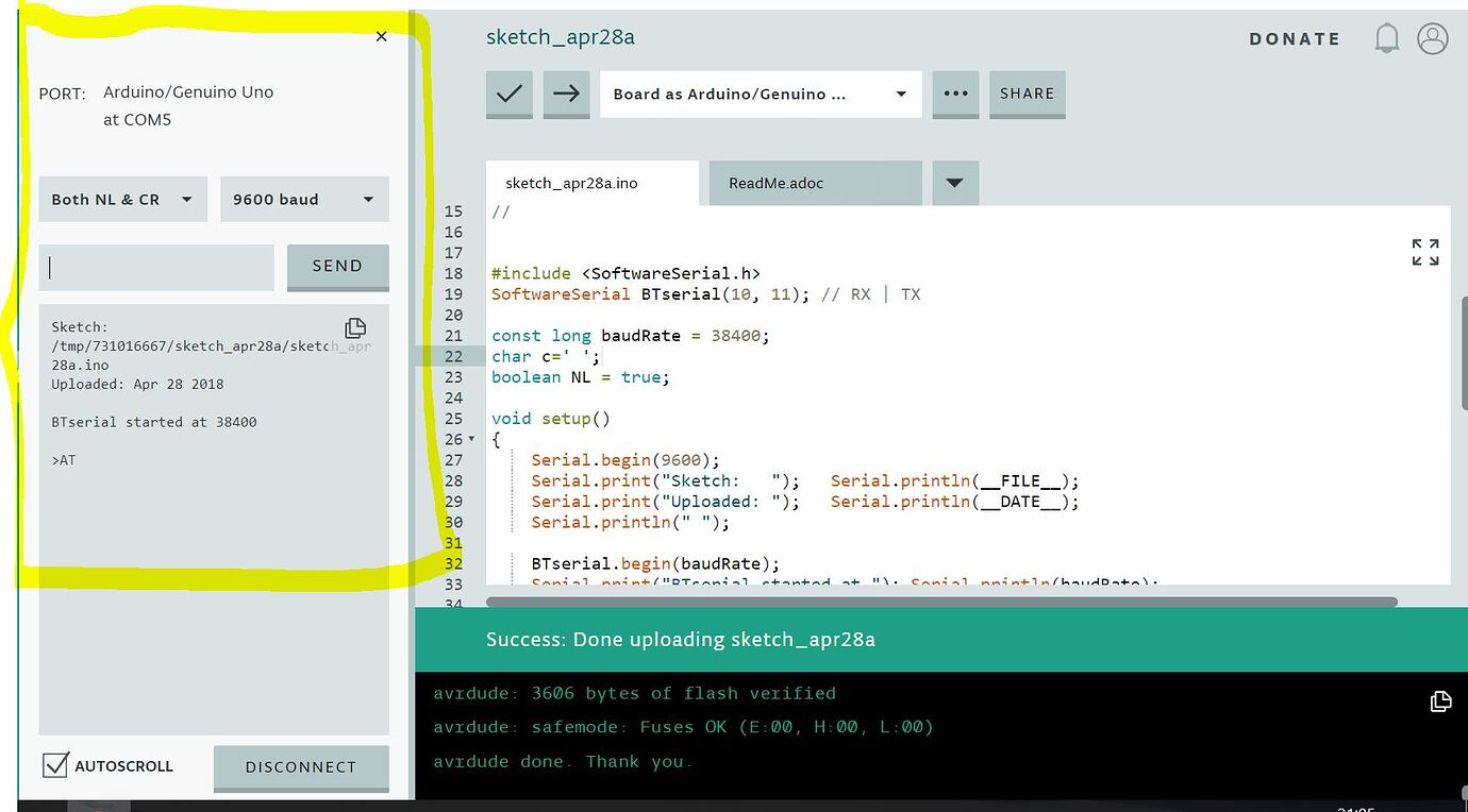 Problem with hc-05 bluetooth connection - General Guidance - Arduino Forum
