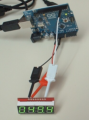 Sparkfun 7 Segment Serial Display - LEDs and Multiplexing - Arduino Forum