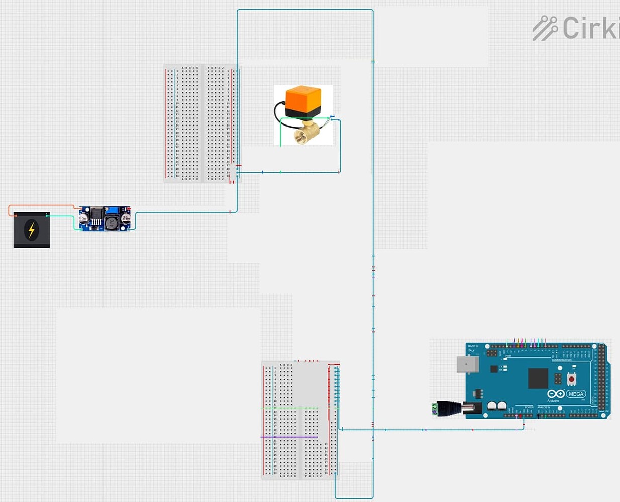 Voltage dropping When using 1 supply for arduino(5v) and 1 supply for motors(24v) - General ...
