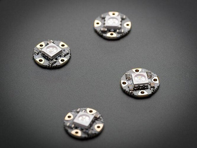 Arduino Lily Pad And Flora Rbg Neopixels Leds And Multiplexing