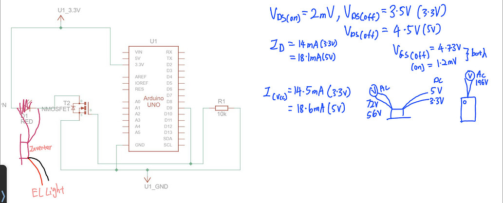 Electroluminescence (EL) light and inverter using with Arduino project ...