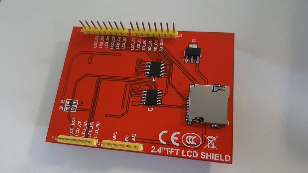 Touch Screen TFT LCD Shield 2.4" on Arduino Mega - Displays - Arduino Forum