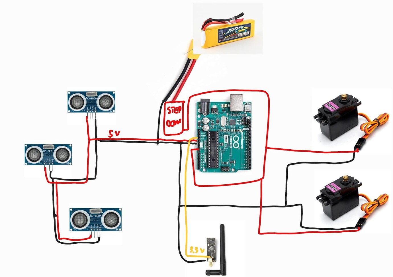 LiPo, servos and pcb questions - Motors, Mechanics, Power and CNC - Arduino Forum